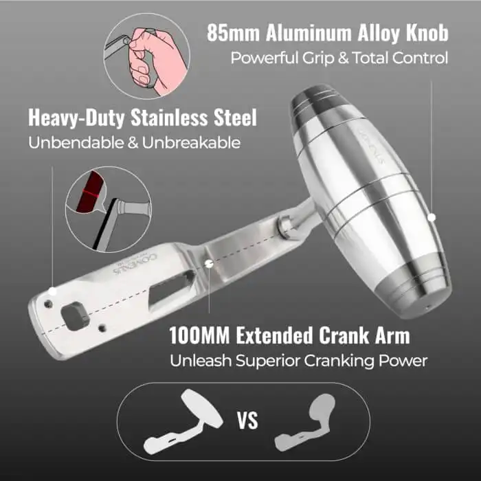 Gomexus Handle for Shimano Talica Reel Power Handle
